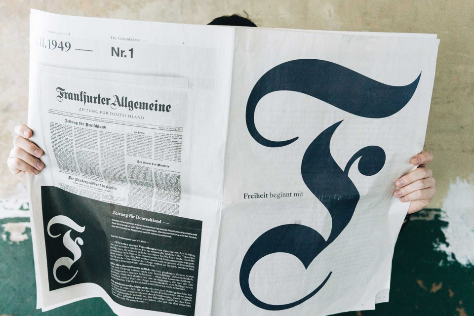 Dalton Maag | Portfolio: Logo Refinement: Frankfurter Allgemeine