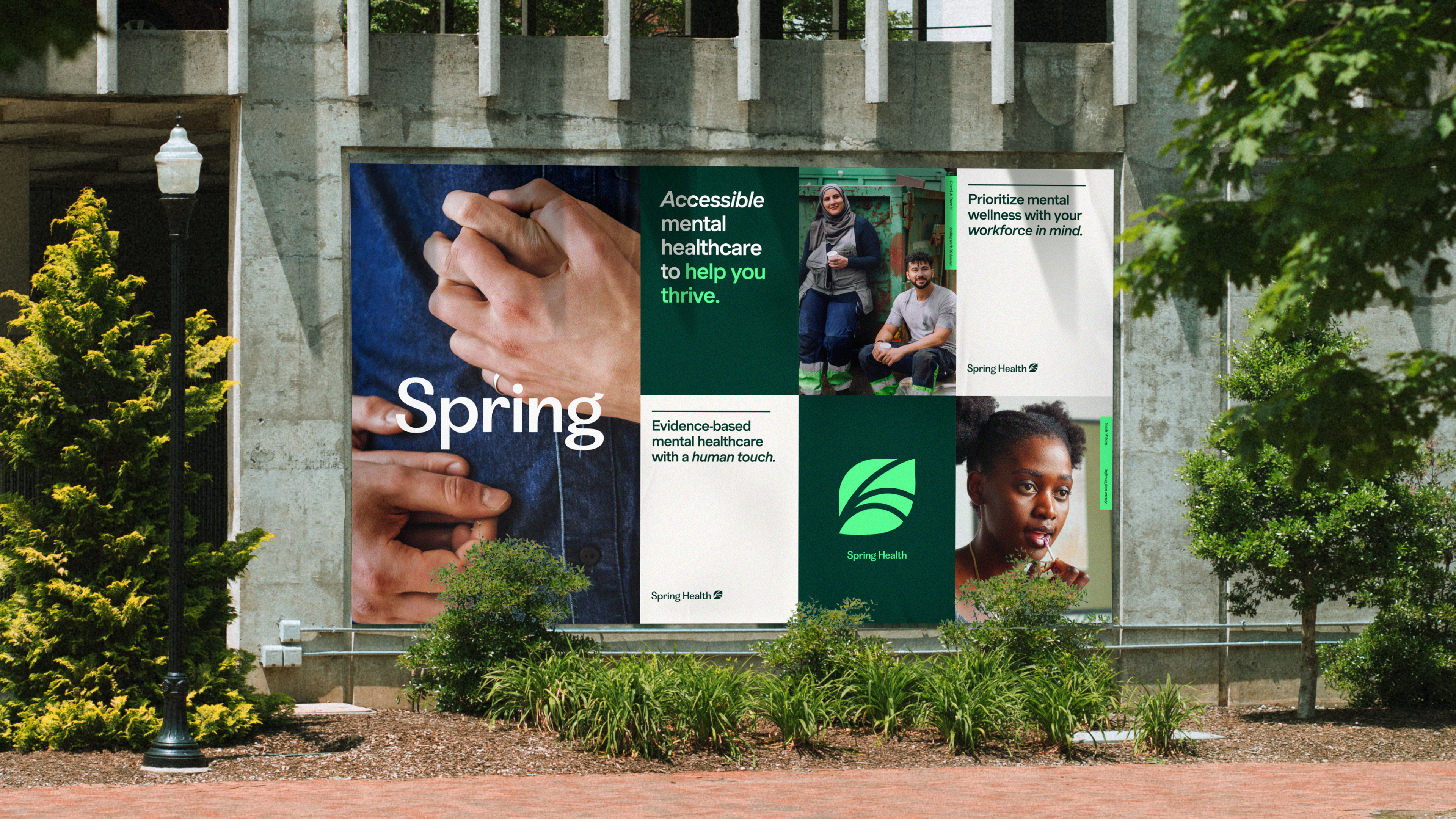 Dalton Maag | Portfolio: Logo Refinement: Spring Health