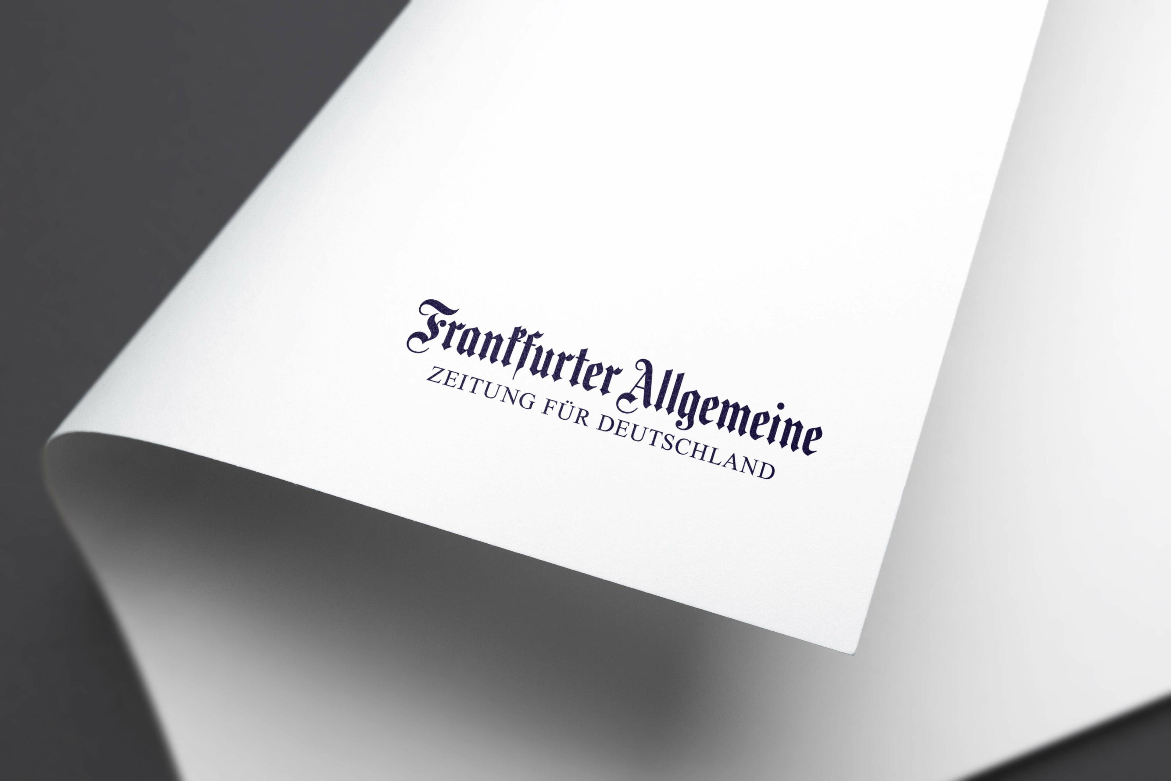 Dalton Maag | Portfolio: Logo Refinement: Frankfurter Allgemeine